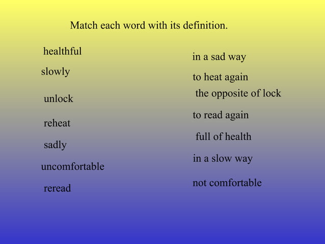 Prefix, suffix, and base words | PPT