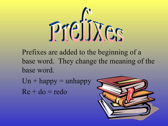 Prefix, suffix, and base words | PPT