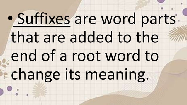 Prefix & Suffix PowerPoint.ppt
