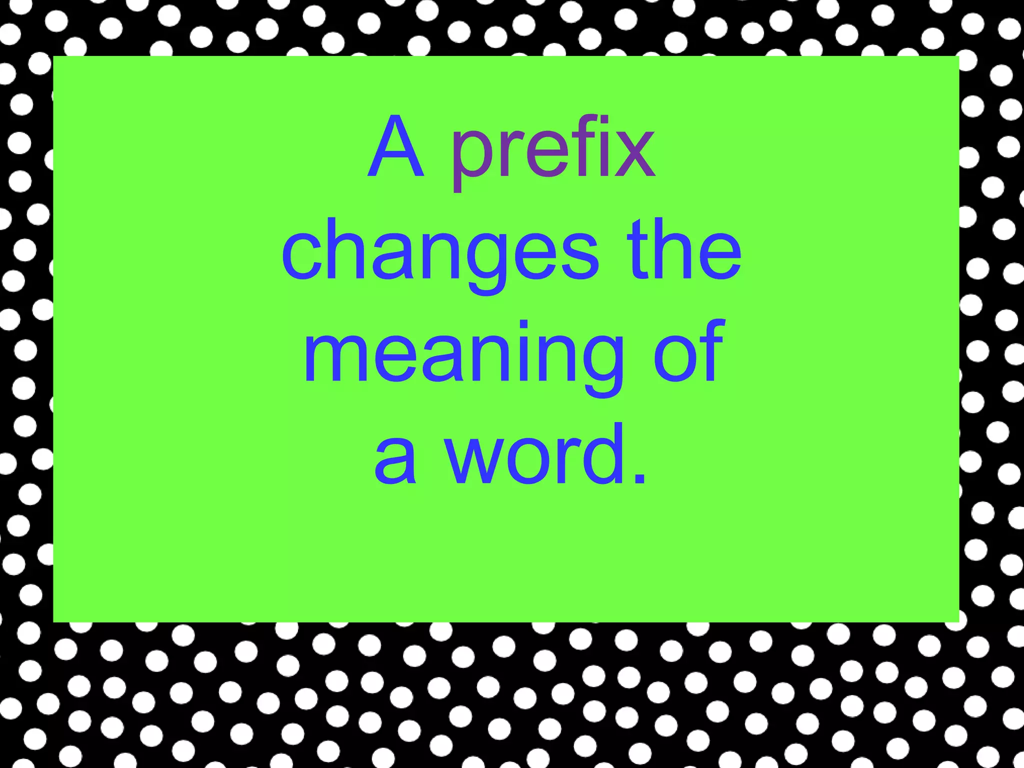 Prefix & Suffix | PPT