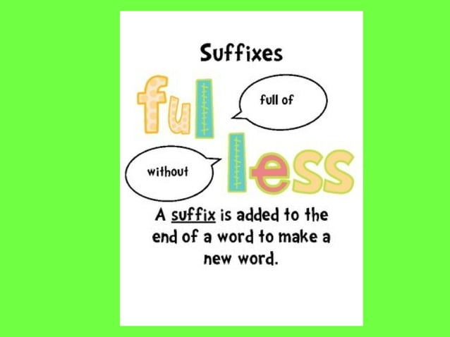 Prefix & Suffix | PPT | Geology | Science