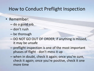 Preflight Inspection (Groups B/D) | PPTX