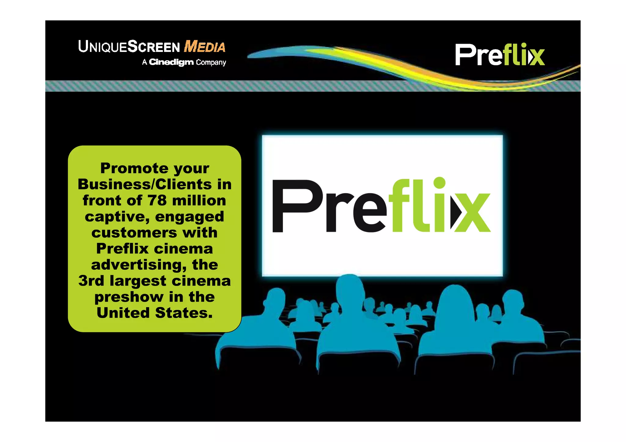 Preflix Cinema Presentaion 10 26 10 | PDF