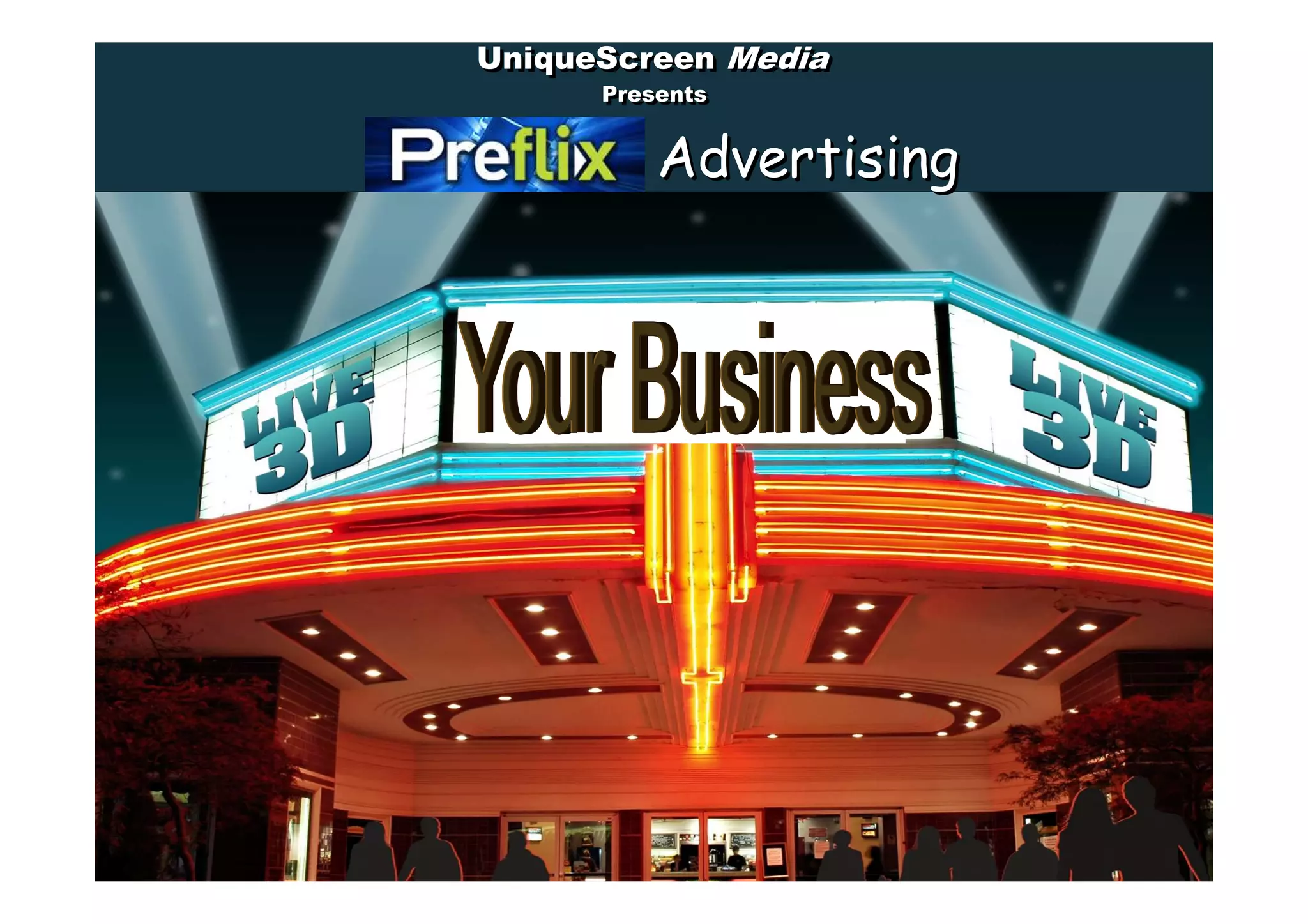Preflix Cinema Presentation To E Mail 1.0 | PPT
