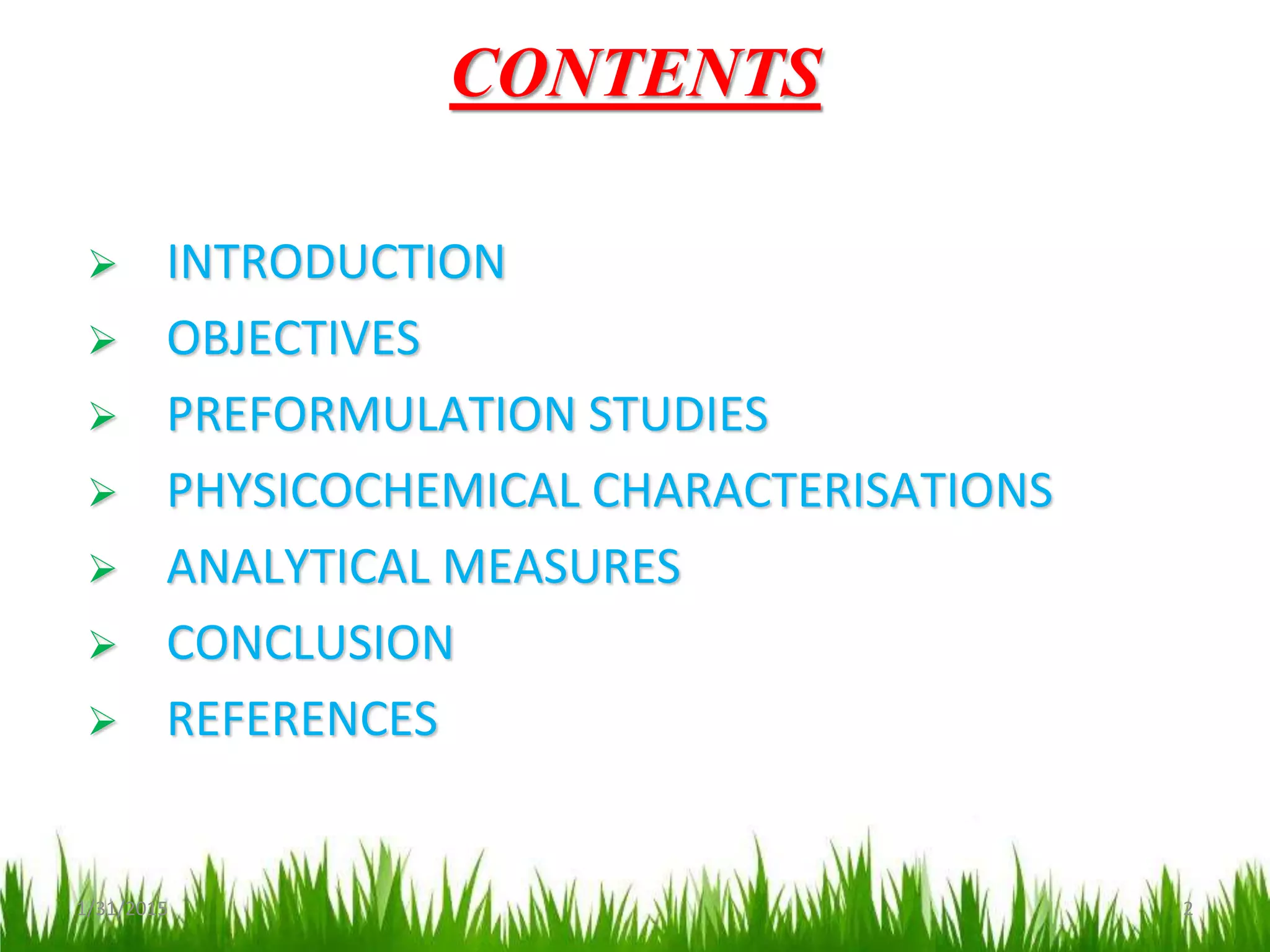 preformulation | PPTX