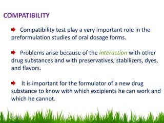 preformulation | PPTX