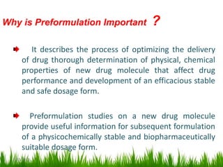preformulation | PPTX