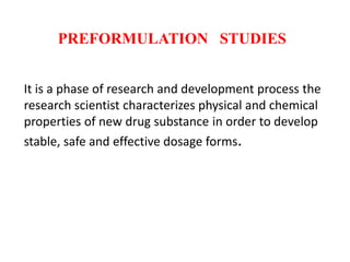 Preformlation | PPTX