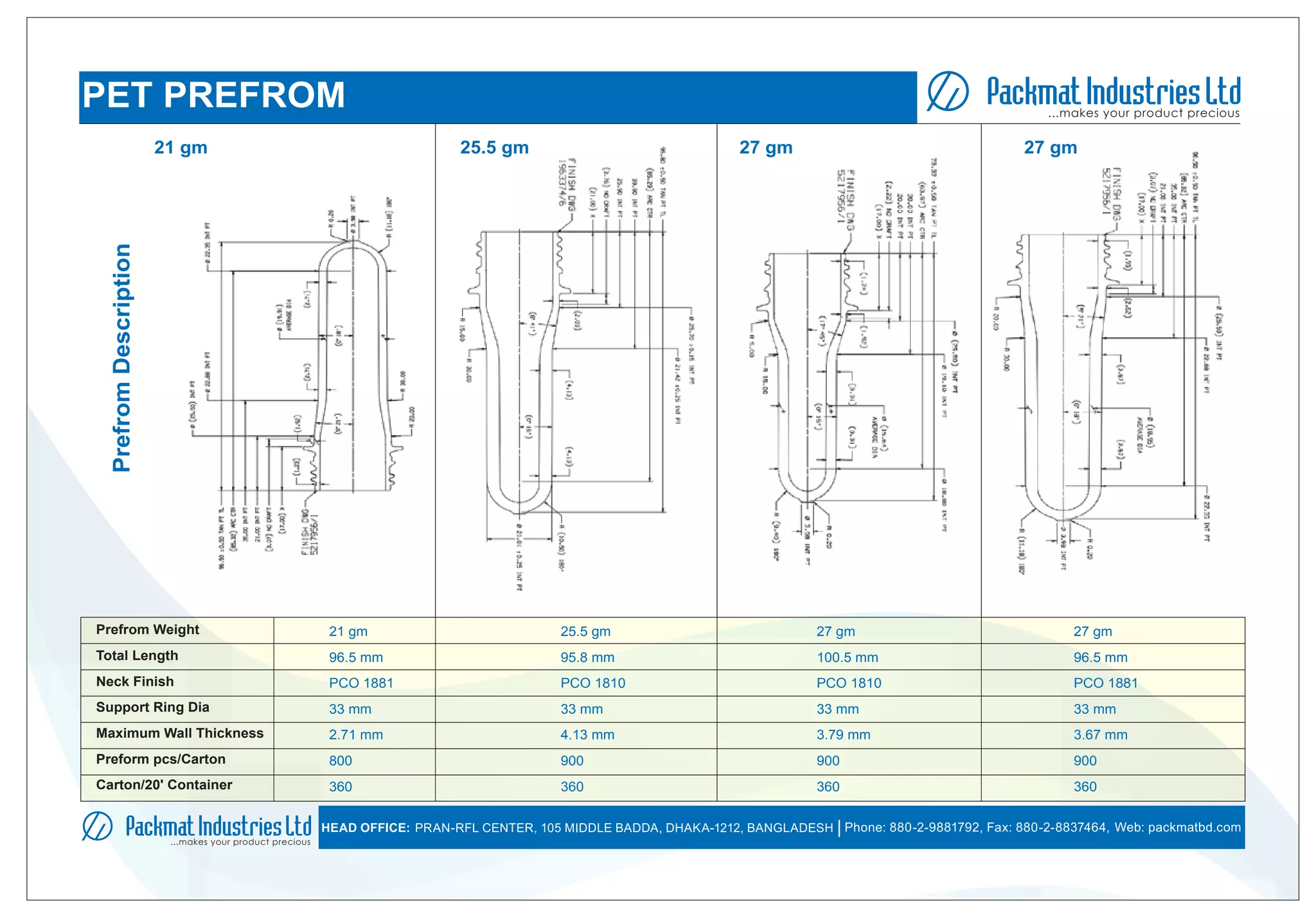 Preform portfolio | PDF