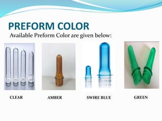 Preform portfolio including price | PPTX