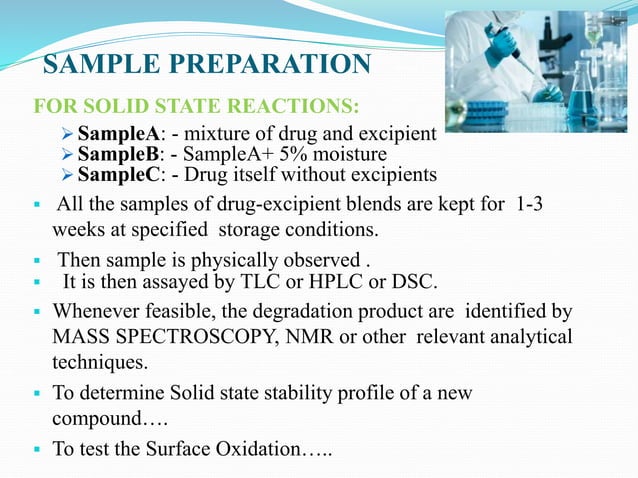 Preformulation | PPTX | Chemistry | Science