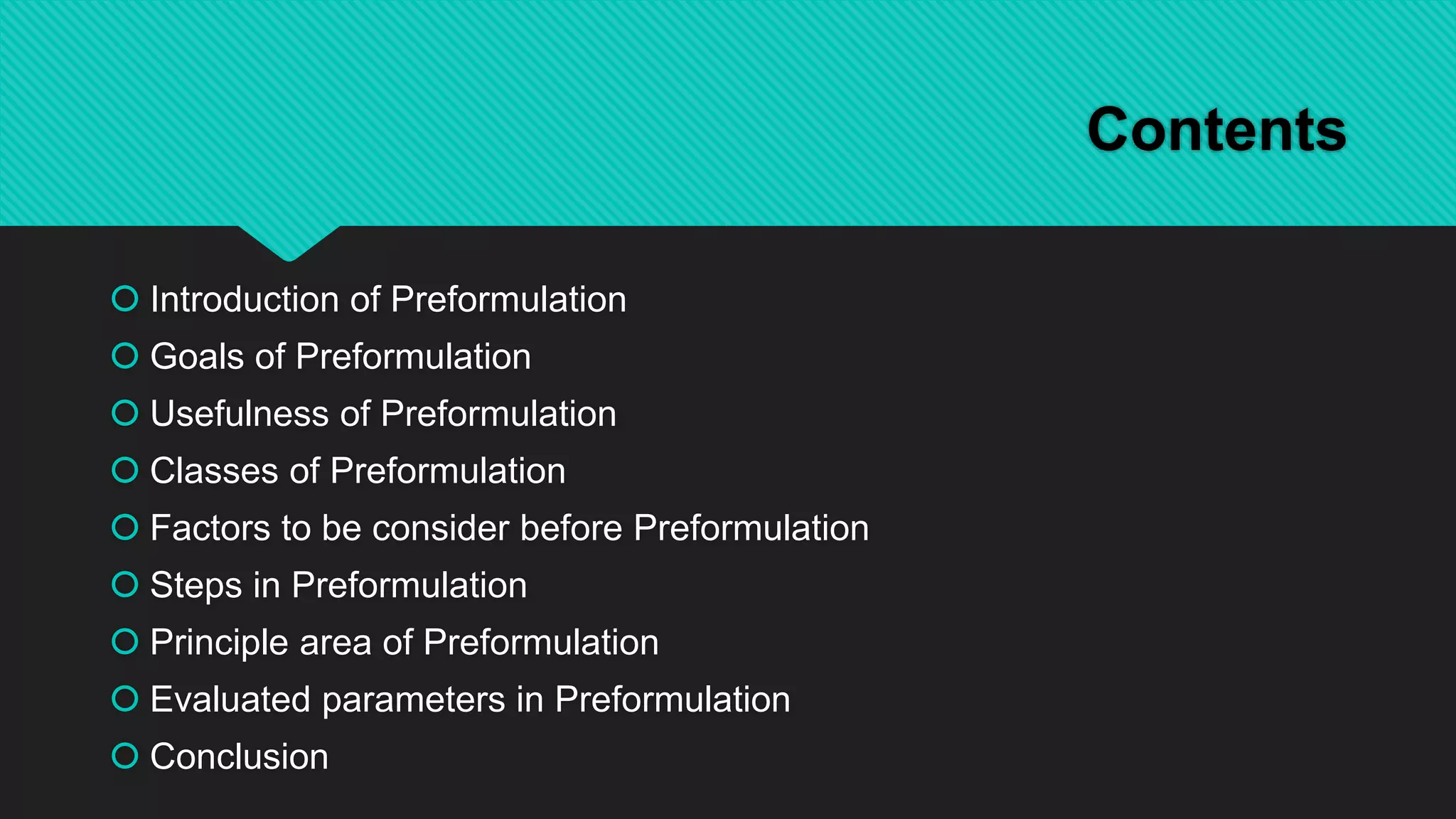 Preformulation | PPT