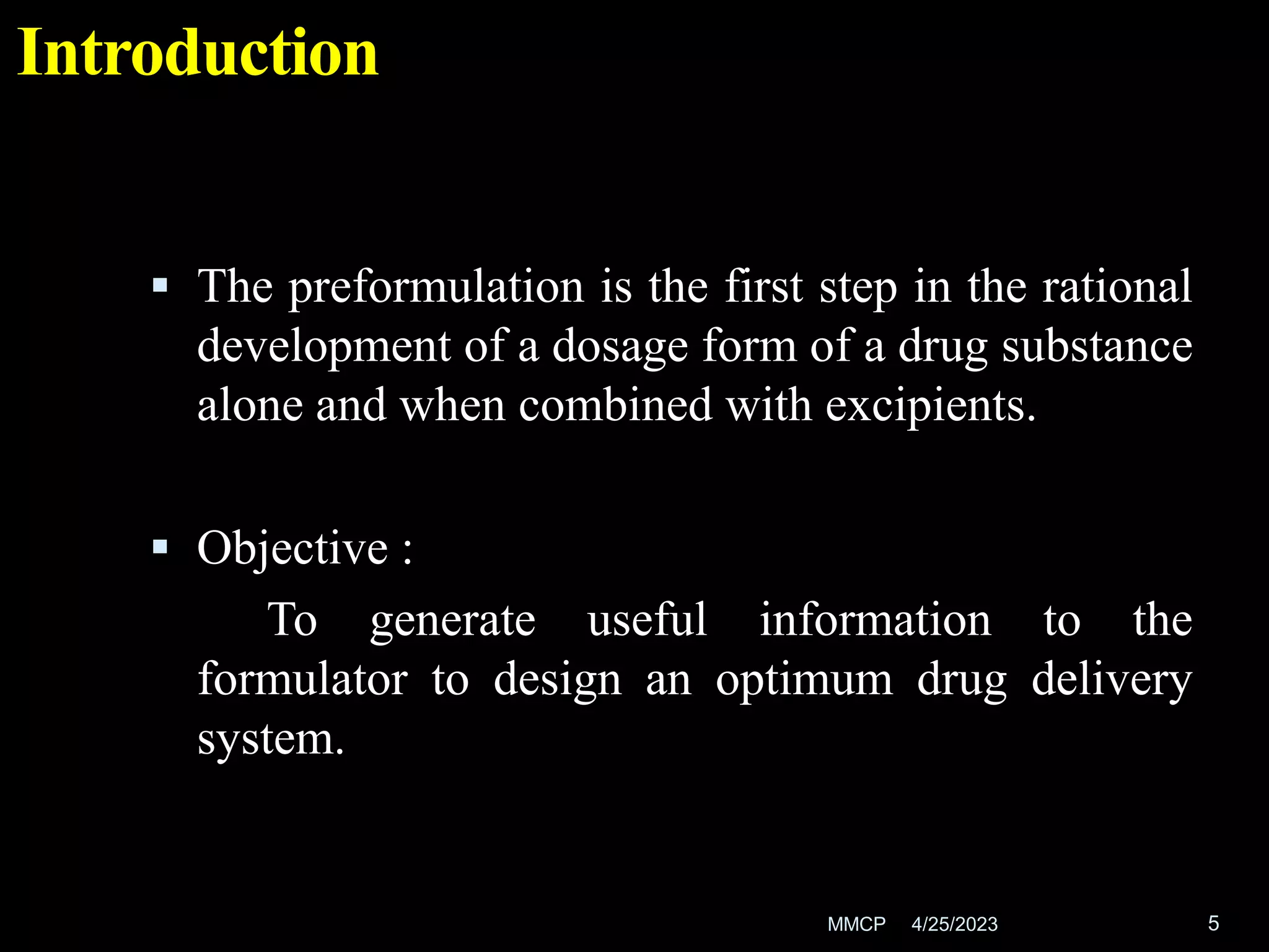 PREFORMULATION.ppt