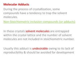 preformulation study ralated to pharmaceuticals | PPT