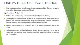 Preformulation and physicochemical property of the drug | PPTX