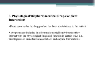 preformulation concepts, drug excipient interactions different methods ...