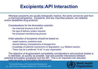 Preformulation en | PPT | Pharmaceutical Industry | Industries