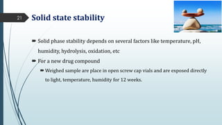 Preformulation of sterile products | PDF