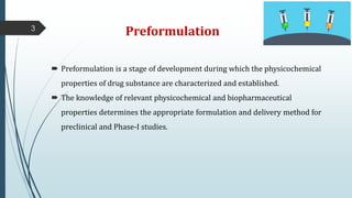 Preformulation of sterile products | PDF