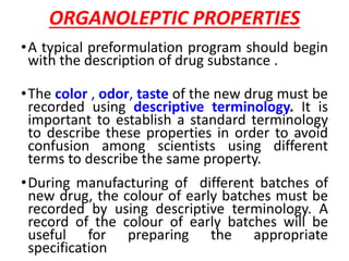 Preformulation by Dhiraj Shrestha | PPT