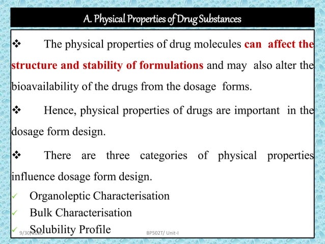 Preformulation Part 1 Preformulation Crystal Amorphous Polymorphism Pseudo Polymorphism