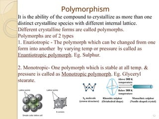 PREFORMULATION UNIT I THIRD YEAR B PHARM | PPTX