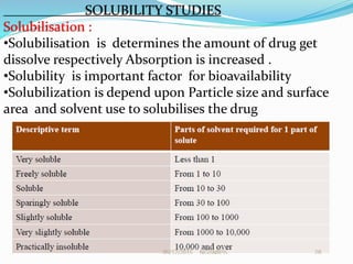 Preformulation | PPT