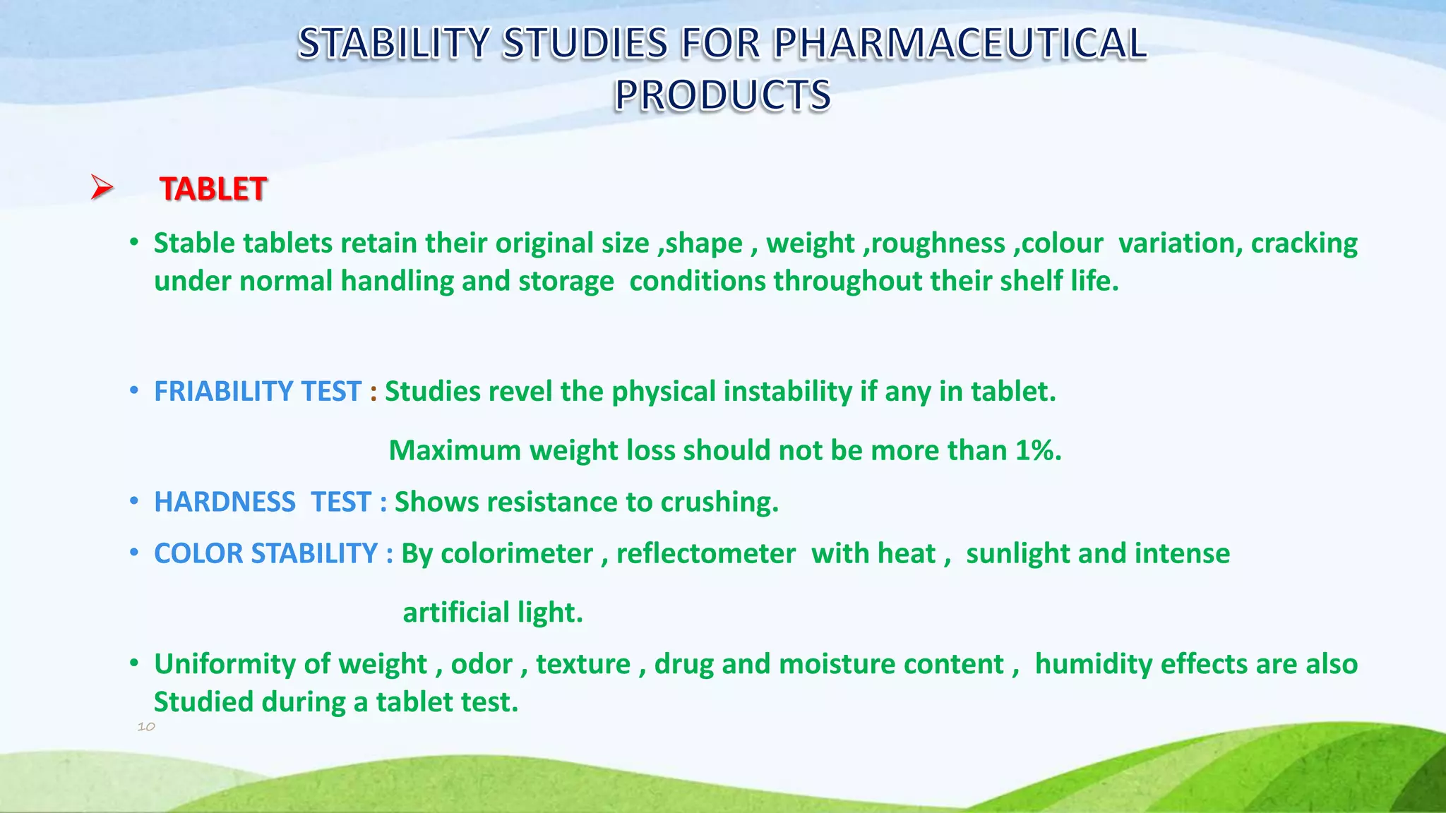 Preformulation stability study | PPTX | Pharmaceutical Drugs | Medical ...