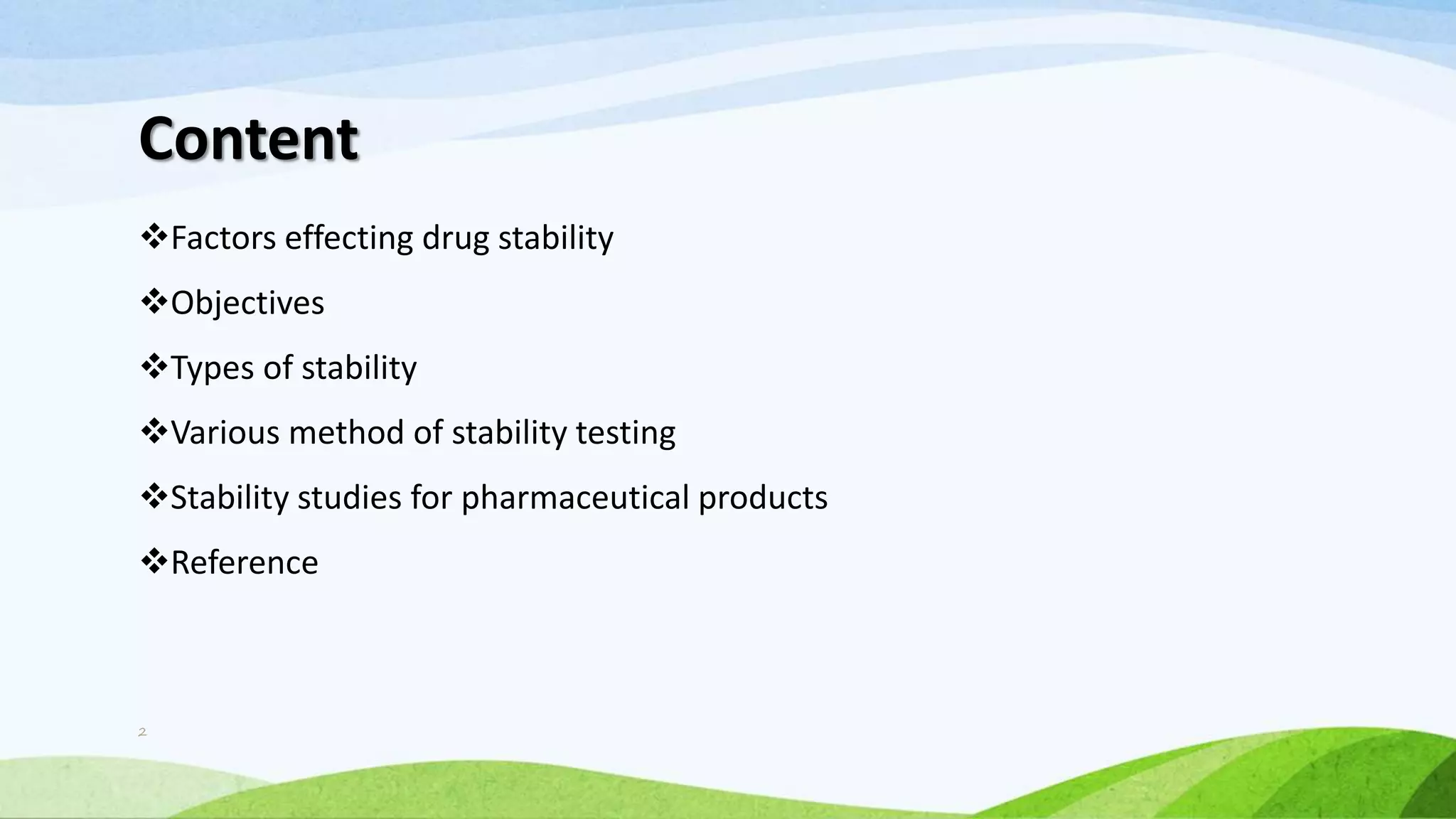 Preformulation stability study | PPTX | Pharmaceutical Drugs | Medical ...