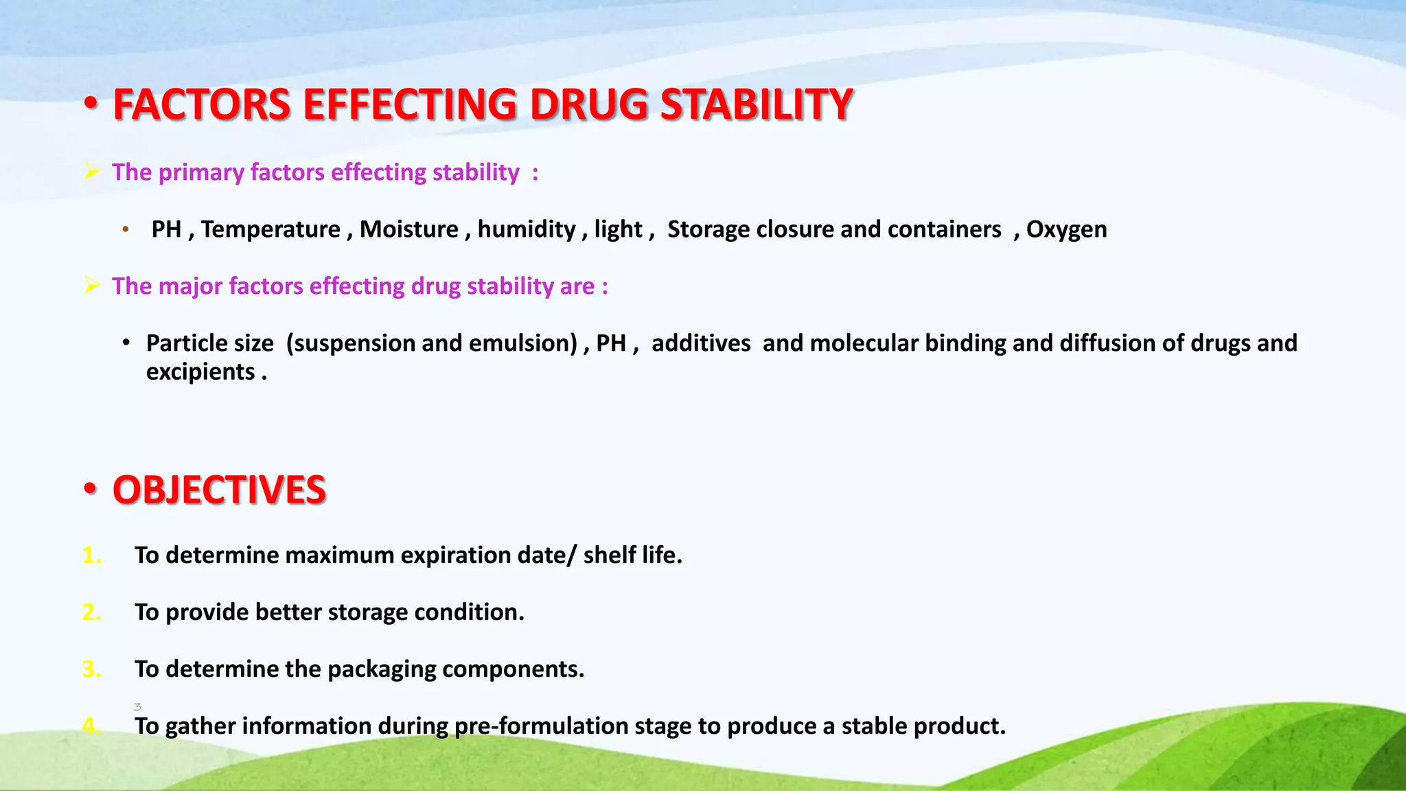 Preformulation stability study | PPTX