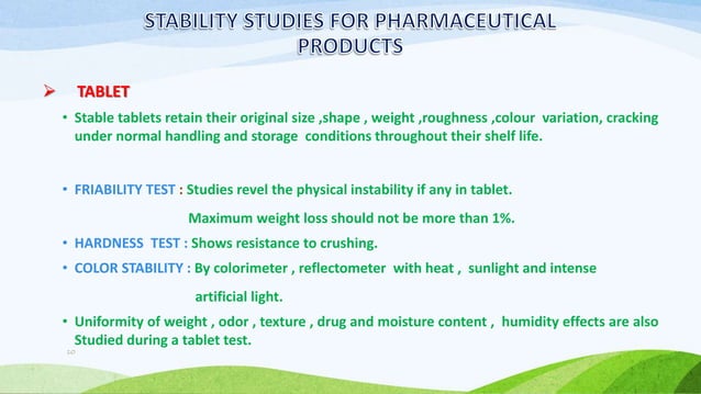Preformulation stability study | PPTX | Pharmaceutical Drugs | Medical ...