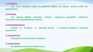 Preformulation stability study | PPTX