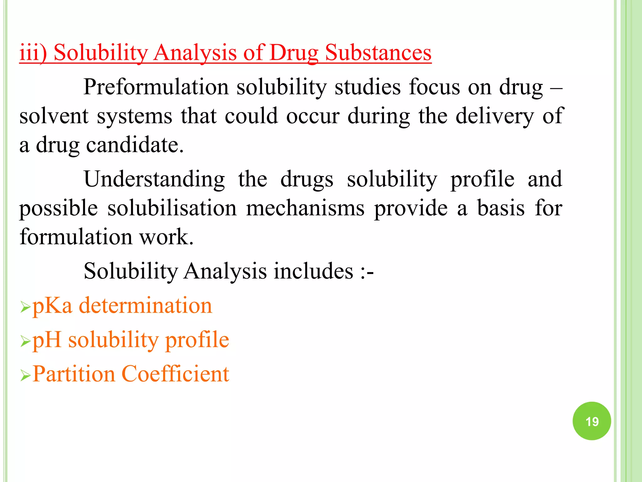 Preformulation Studies | PPTX