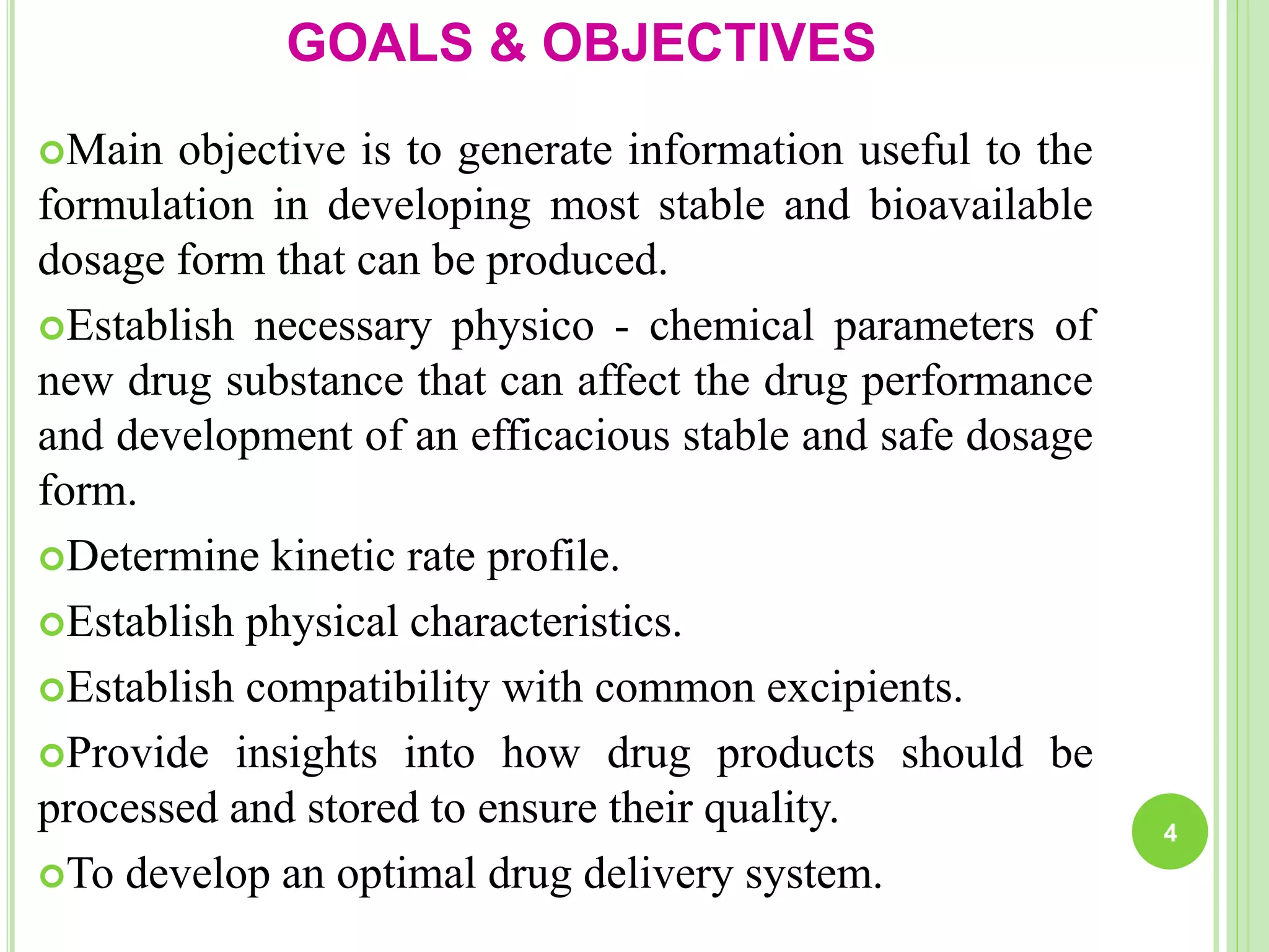 Preformulation Studies | PPTX