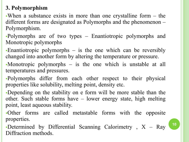 Preformulation Studies | PPTX | Chemistry | Science
