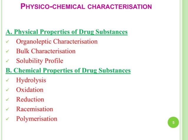 Preformulation Studies | PPTX | Chemistry | Science
