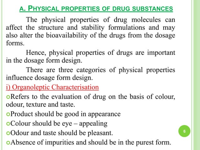 Preformulation Studies | PPTX | Chemistry | Science