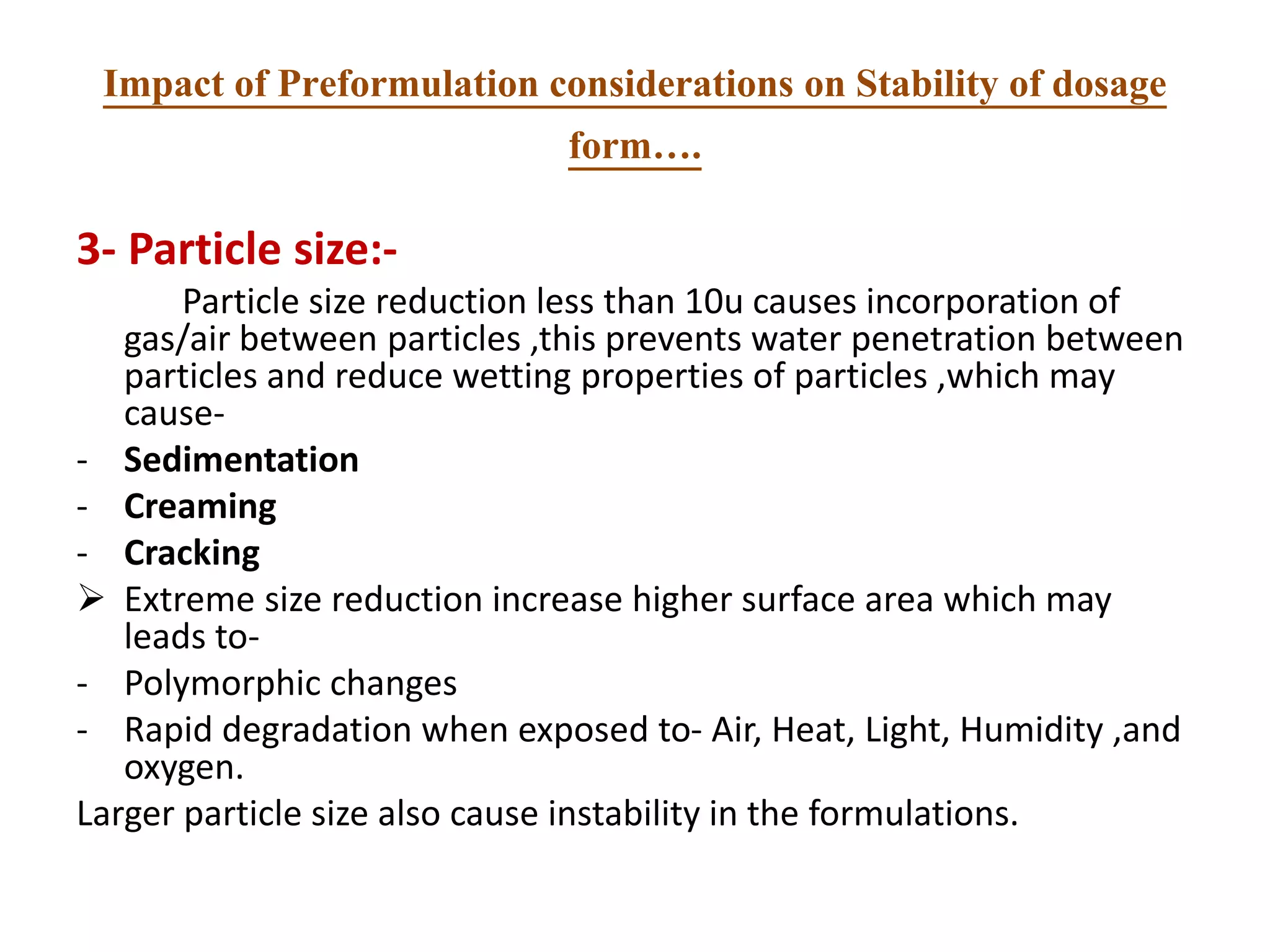 Preformulation studies | PPTX