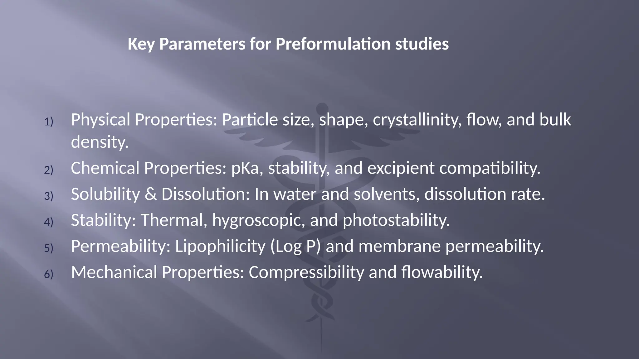Preformulation Studies: A Crucial Step in Modern Drug Development | PPTX
