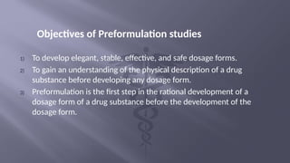 Preformulation Studies: A Crucial Step in Modern Drug Development | PPT
