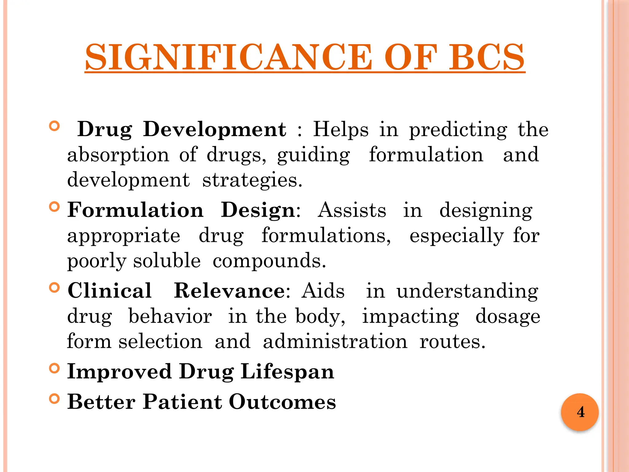 Biopharmaceutical classification system (BCS) of drugs ||Industrial ...