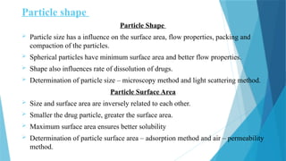 PREFORMULATION STUDIES OF DRUGS PRESENTED BY MANSI SANGRI | PPTX ...