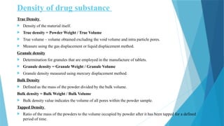PREFORMULATION STUDIES OF DRUGS PRESENTED BY MANSI SANGRI | PPTX