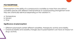Preformulation Studies of Herbal Cosmetics | PPTX