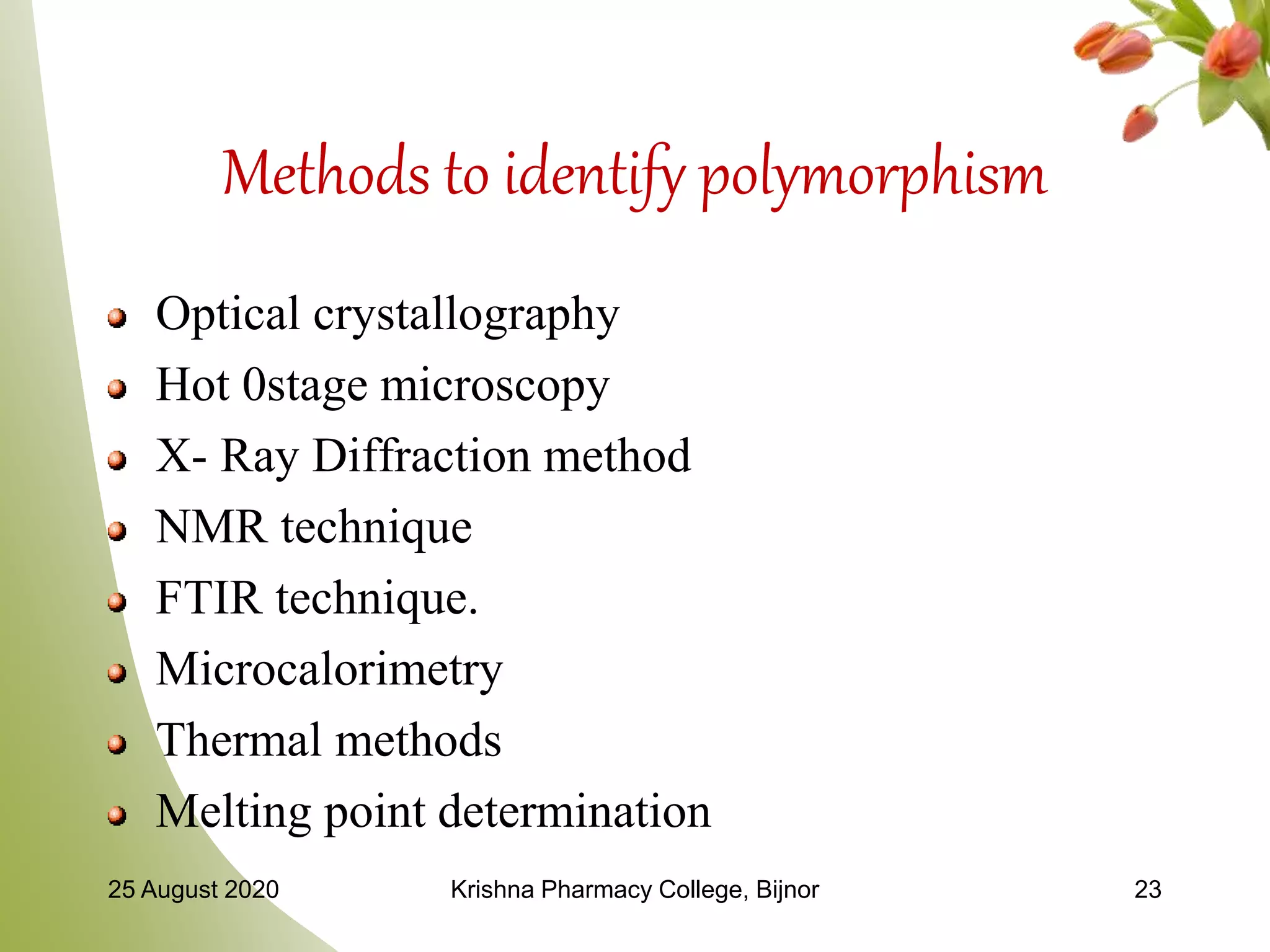 Preformulation studies(unit 1) | PPTX