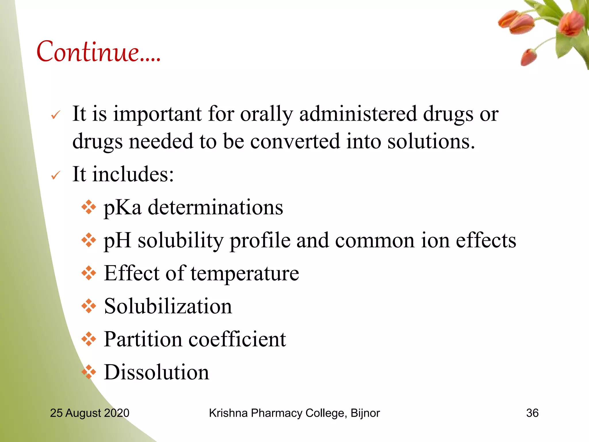 Preformulation studies(unit 1) | PPTX