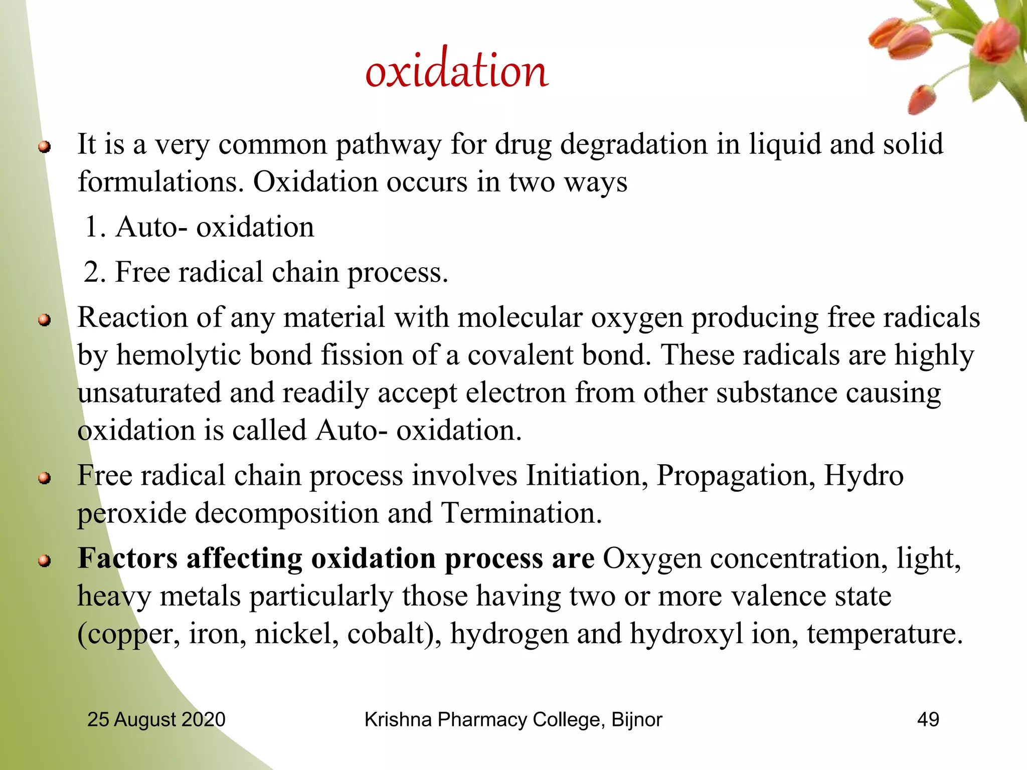 Preformulation studies(unit 1) | PPTX