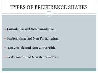 Prefrence Shares | PPTX