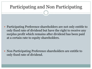 Prefrence Shares | PPTX