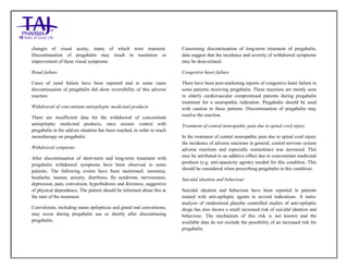 Pregabalin SR Capsules Taj Pharma SmPC | PPT